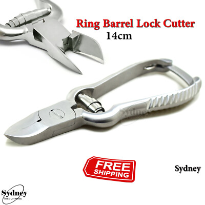 Manicure Pedicure Podiatry Clipper Nipper Ring Barrel Lock Cutter ...