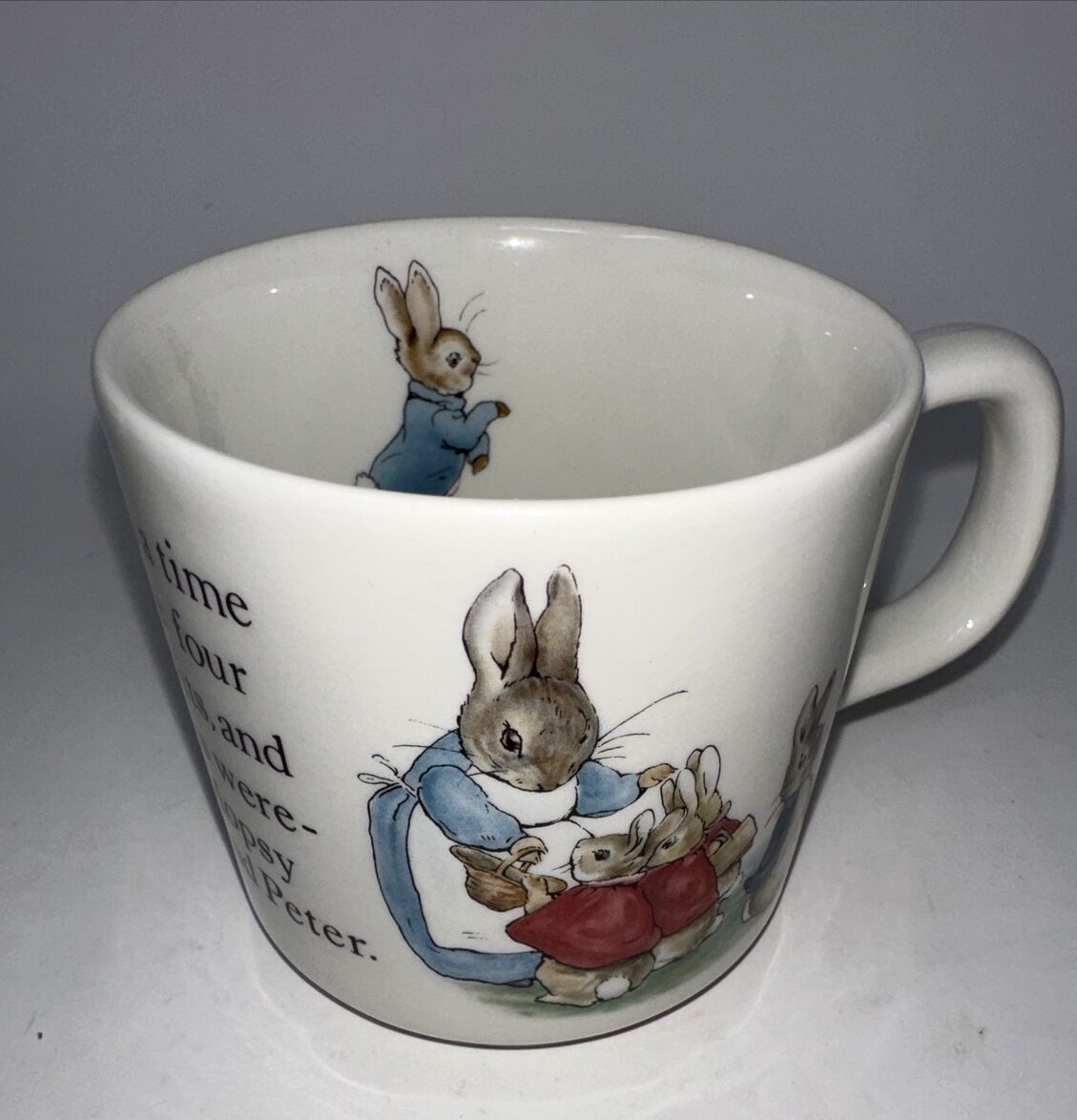 Vintage Wedgwood of Etruria Peter Rabbit Mug England Frederick Warne ...