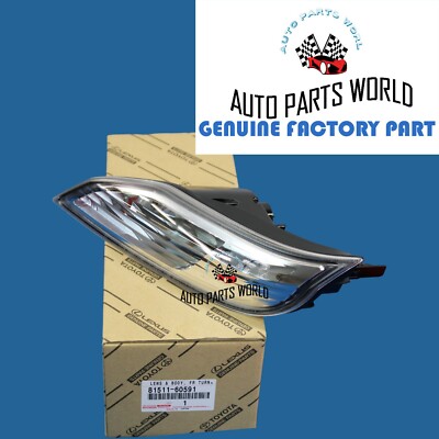 GENUINE OEM LEXUS 14-19 GX460 RIGHT SIDE FRONT TURN SIGNAL LAMP LENS ...