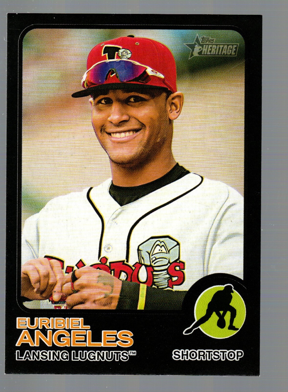 2022 Topps Heritage Minors Black #153 Euribiel Angeles 15/50 | eBay
