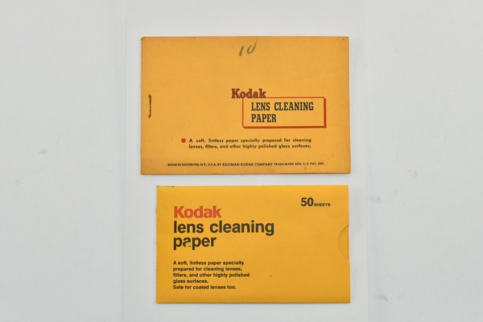 Kodak Lens Cleaning Paper Vintage Packs of Cleaning paper (4B) | eBay