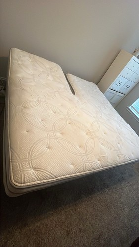 Sleep Number Adjustable P5 King Size Split Top Bed With Base and ...
