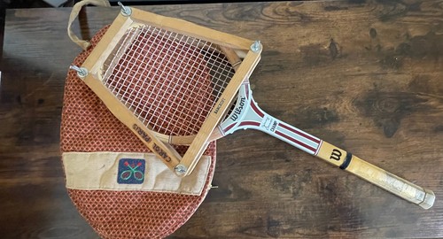 Vintage | Wilson Jimmy Connors Wooden Tennis Racket | Original Wooden ...