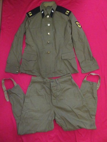 Soviet Russia military uniform of a Red Army tanker, New, original ...