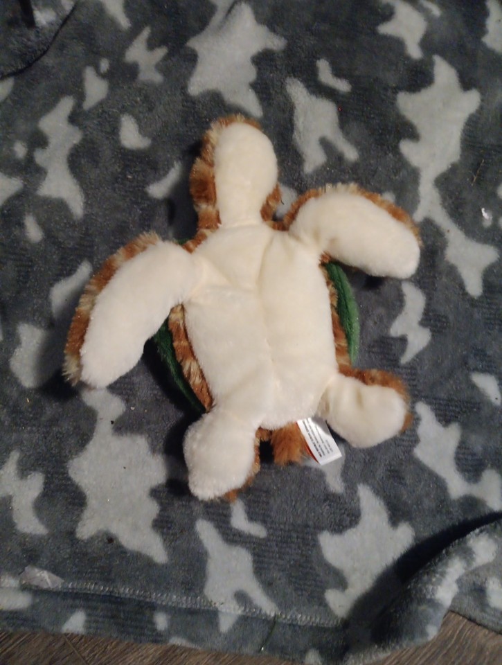 SEA TURTLE Wild Republic Green Brown Sea Turtle Plush stuffed animal ...