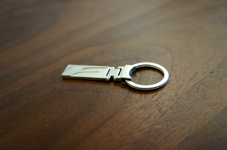 NIB Genuine Lexus F Sport Steel Metal Keychain CT ES LS RX LX NX LC RC ...