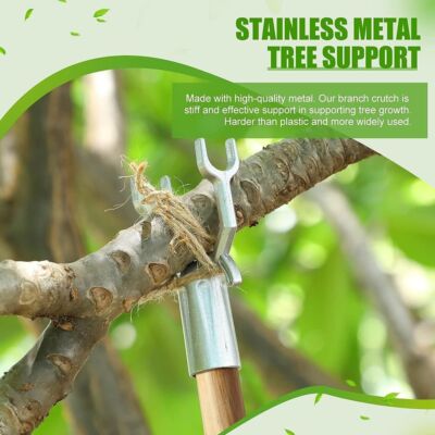Silver Tree Brace Metal Branch Crutch Tree Branch Support for 5pcs ...