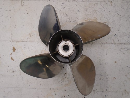 YAMAHA V8 350hp L/H C/R 4 BLADE STAINLESS STEEL PROPELLER 15 3/8 X 24P ...