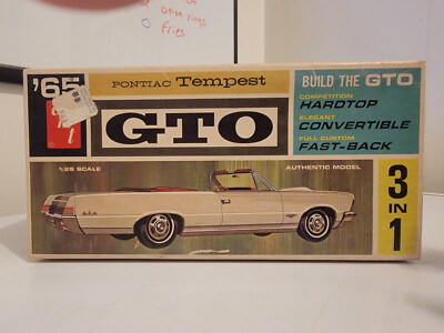 *Vintage / Rare* AMT '65 Pontiac Tempest GTO Model Car Box #5615-150 | eBay