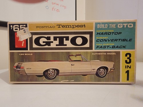 *Vintage / Rare* AMT '65 Pontiac Tempest GTO Model Car Box #5615-150 | eBay
