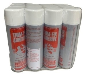 12x TRIMFIX HIGH TEMP SPRAY ADHESIVE 500 ML SPRAY GLUE CANS ideal for ...