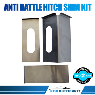 Quality Anti Rattle Hitch Shim Kit 3pc Tow Bar Tongue Caravan Trailer ...