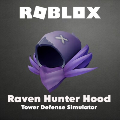 ROBLOX - Raven Hunter Hood - Tower Defense Simulator GLOBAL (ALL ...