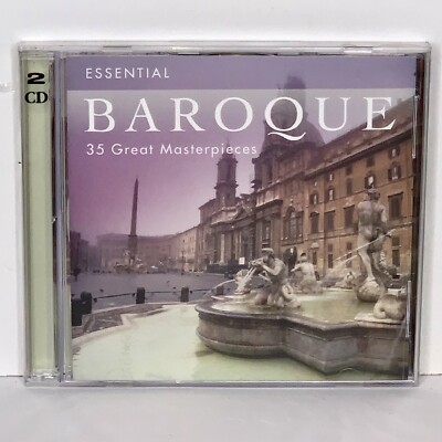 Factory Sealed (wrapped) Essential Baroque 35 Great Masterpieces CD 2 ...