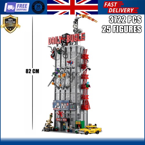 Unofficial LEGO 76178 Marvel Spider-Man Daily Bugle Building Blocks ...