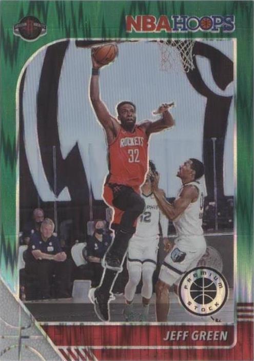 2019-20 Panini NBA Hoops Premium Stock - Jeff Green #198 Green Flash ...