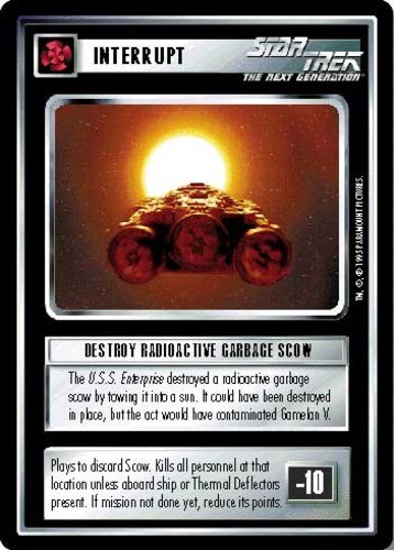 Star Trek: Destroy Radioactive Garbage Scow [Ungraded] Alternative ...