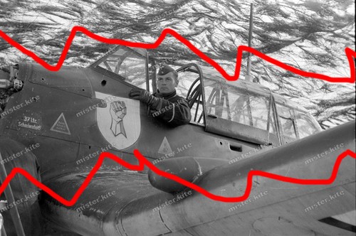 negativ-JU 87-Stuka-Sturzkampfgeschwader 1/StG 51-Köln-Staffel-wappen ...