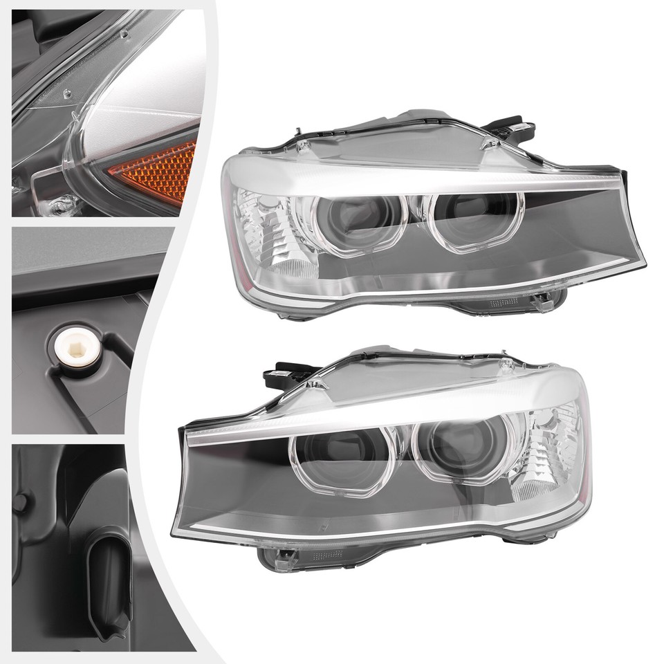 For 2015-2017 BMW X3 X4 Xenon/HID Headlight Headlamps (Non-AFS) Left ...