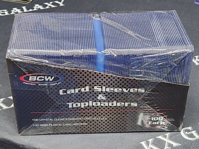 BCW 100-Count Card Toploaders and Card Sleeves | eBay