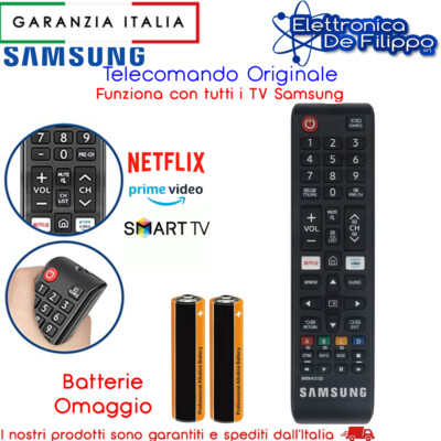 TELECOMANDO ORIGINALE SAMSUNG PER LE NUOVE SERIE DI TV SAMSUNG LED OLED ...