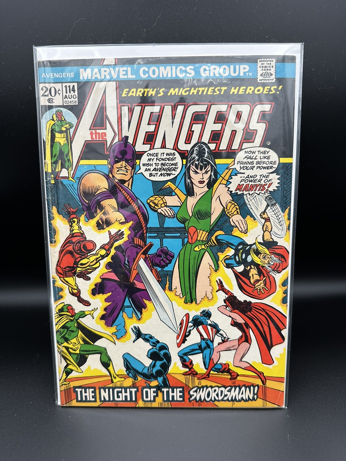 The Avengers #114. (Marvel 1973) 1st Mantis Cover Bronze Age comic | eBay
