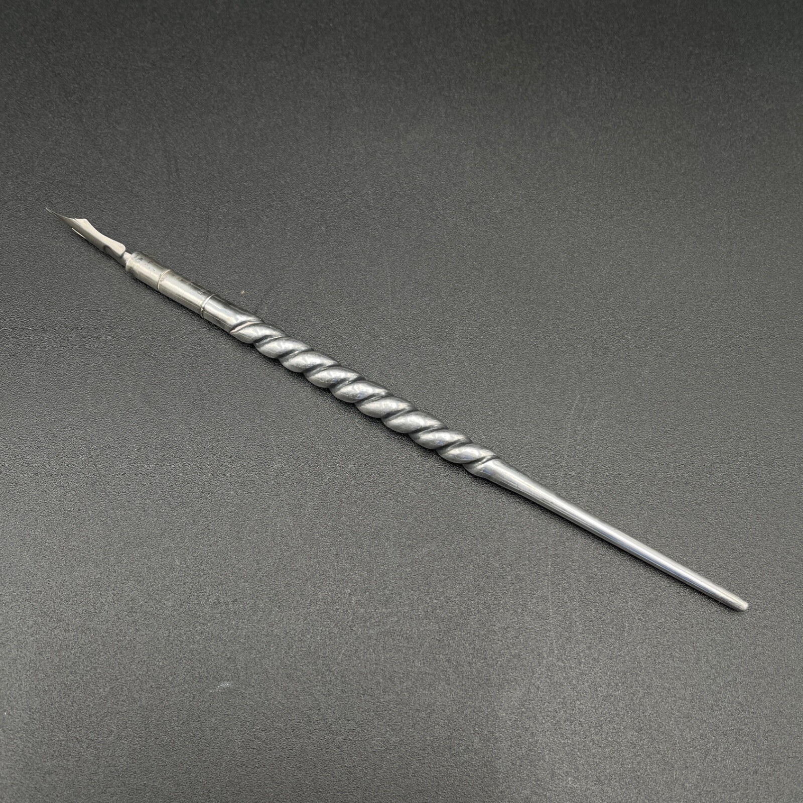 Lutz & Weiss Sterling Dip Pen with Gold bezel and Amethyst | eBay