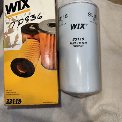 NEW Primary Fuel Filter-DIESEL, Turbo/Aftercooled Wix 33118. Made In ...
