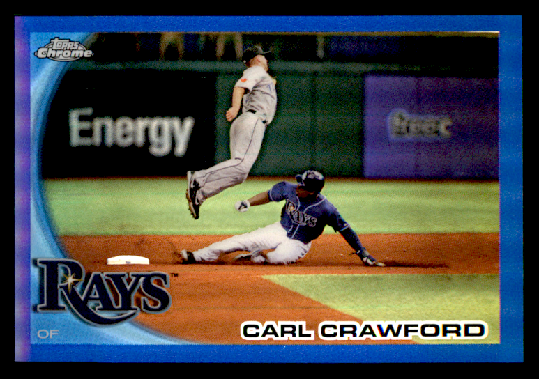 2010 Topps Chrome - Carl Crawford #31 Blue Refractor /199 for sale ...