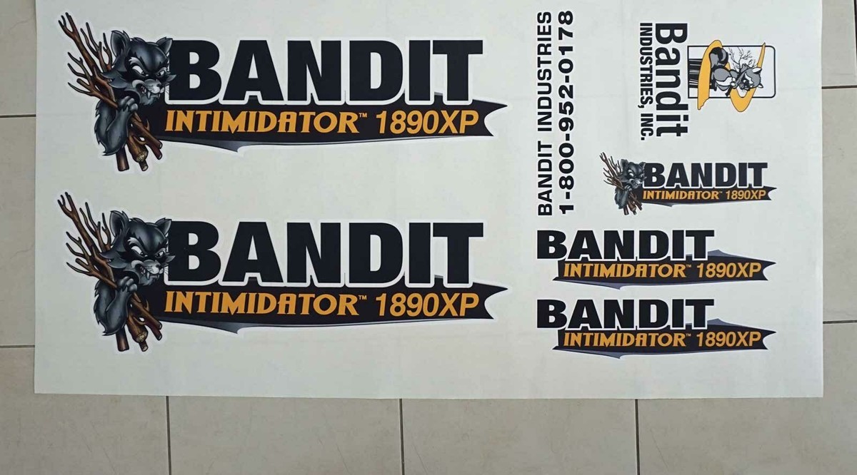 Bandit Wood Chipper Logo