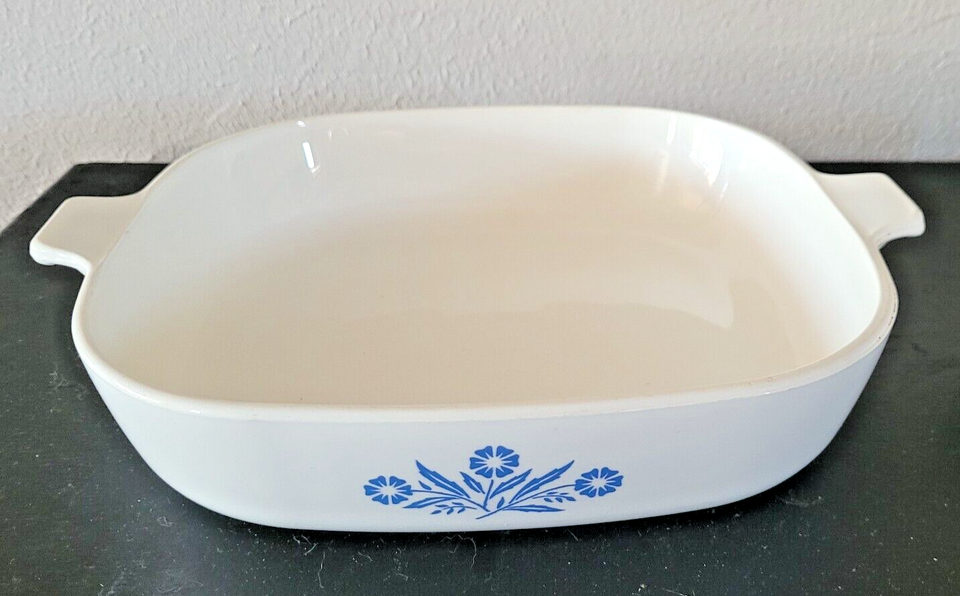 Rare Blue stamp Vintage Corning Ware Cornflower 1 Qt. and 10in ...