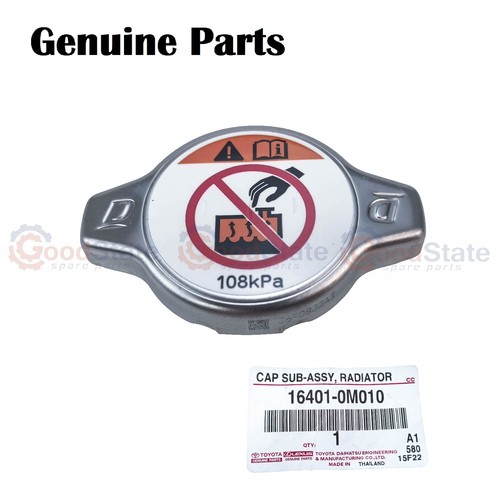 Genuine Yaris NCP151 2NZ 1.3 Petrol Radiator Coolant Filler Neck Cap ...