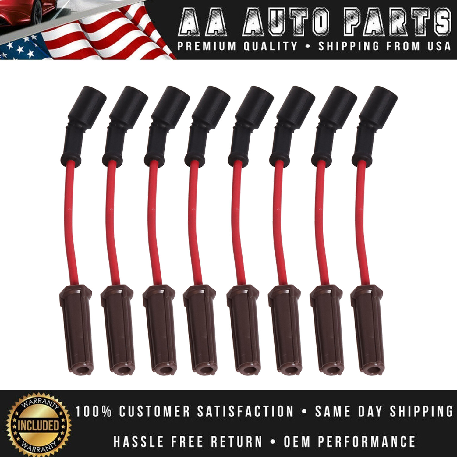 8mm Performance Wireset for GMC Sierra 1500 LS 4.8L 5.3L 6.0L V8 748HH ...