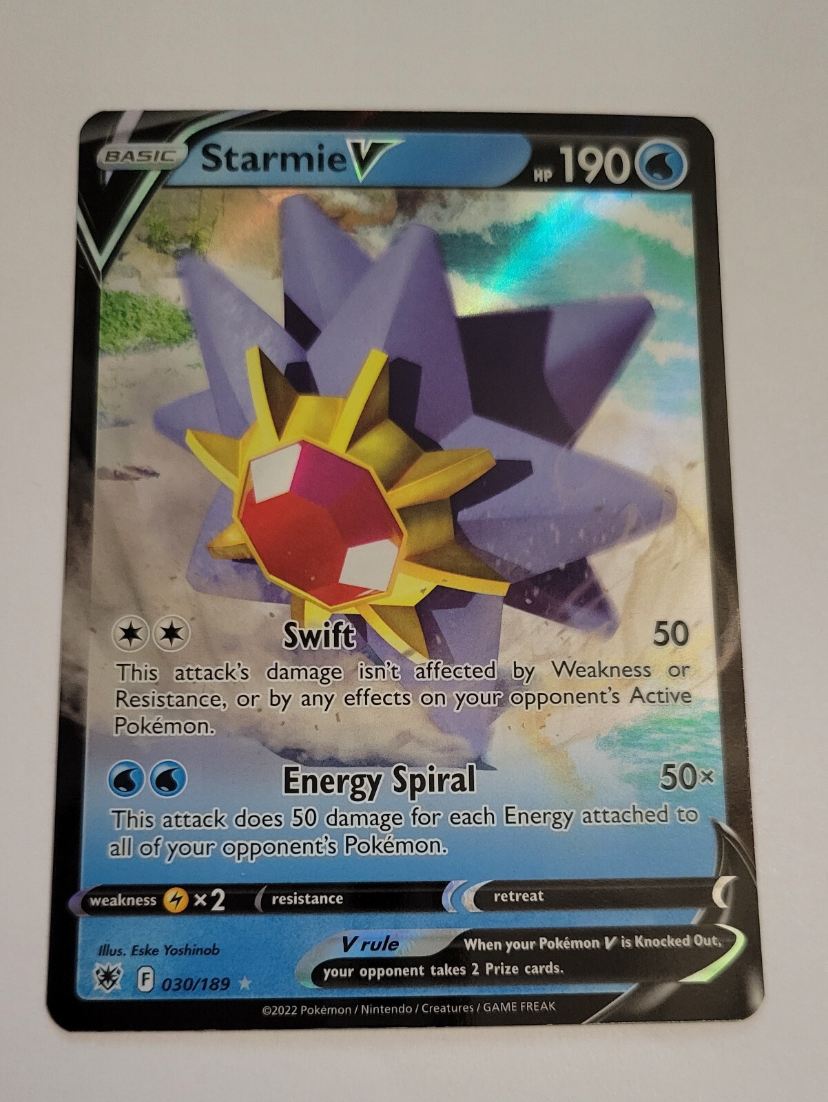 Starmie V - 030/189 Ultra Rare Astral Radiance NM Pokemon TCG | eBay
