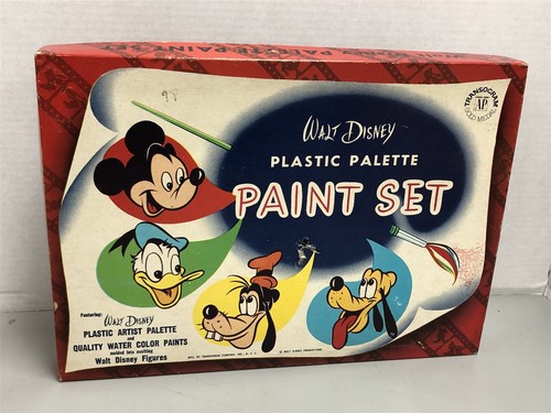 1950s WALT DISNEY PAINT SET MINT IN THE BOX SUPER RARE | eBay