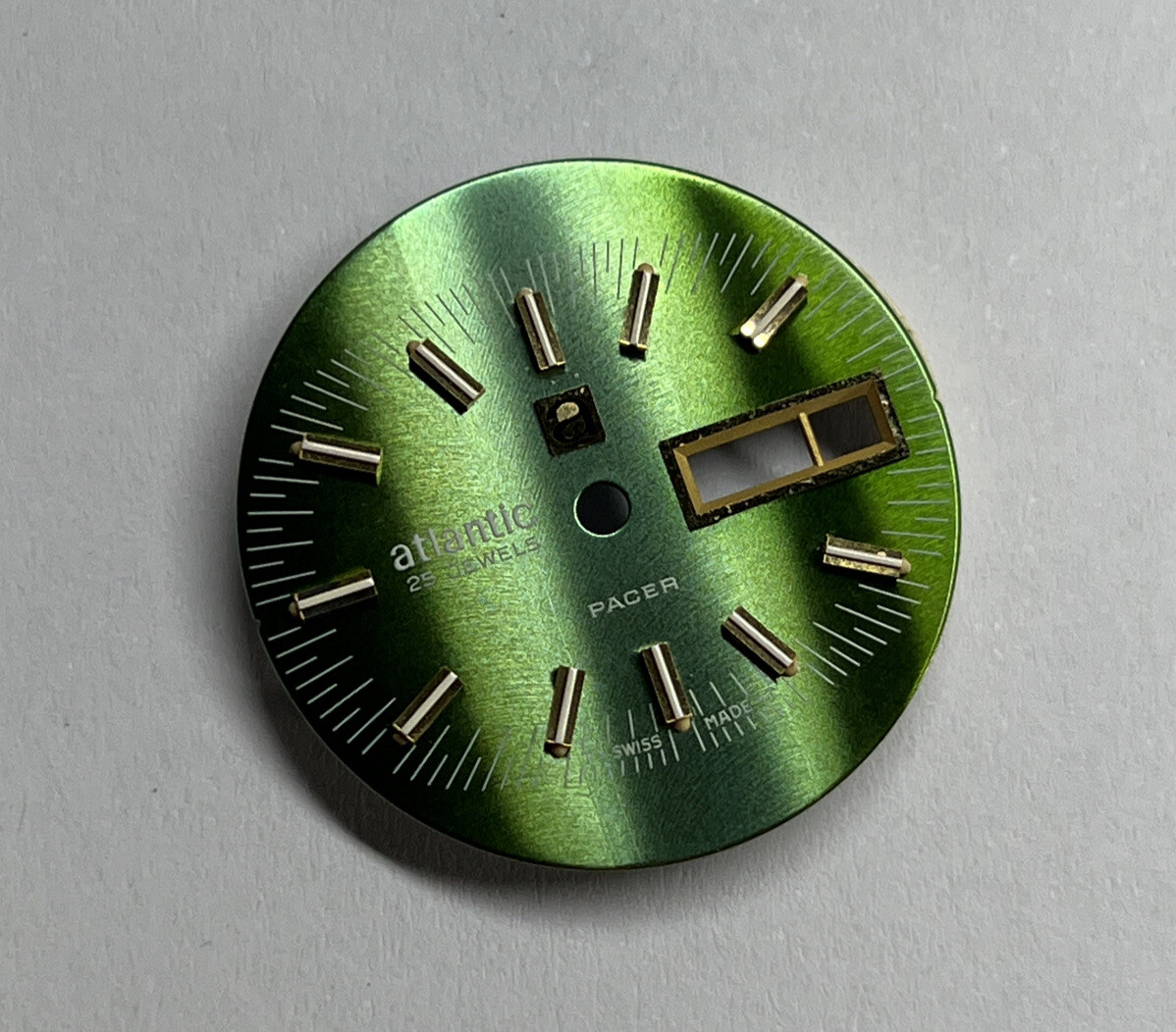 Atlantic Wrist Watch Dial Part 25 Jewels 28mm PACER Automatic Swiss ...