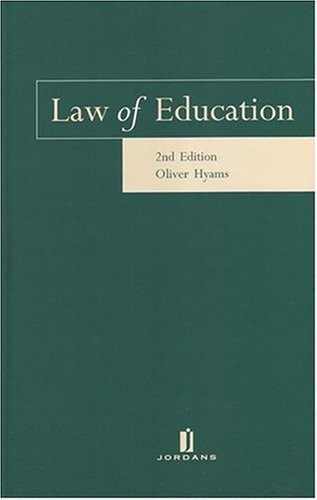 Law of Education By Oliver Hyams 9780853088035| eBay
