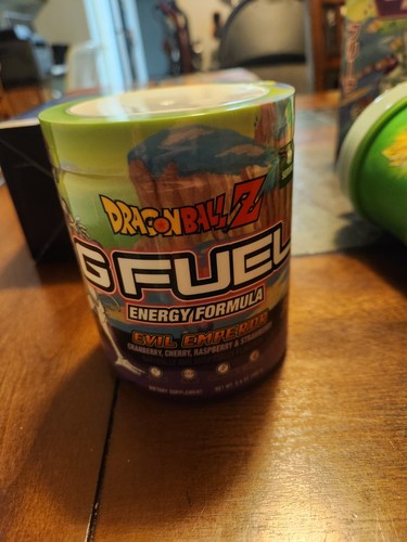 G Fuel Dragon Ball Z Evil Emperor Collector's Box Tub Goku Frieza ...