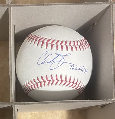 Tampa Bay Rays Chandler Simpson Signed Baseball W/ The flash ...