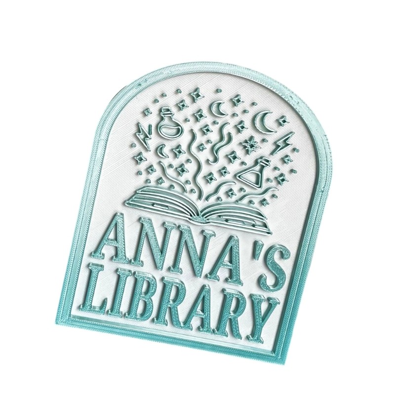 Library Identifier Sign Bookshelf Divider Sign For Book Shelves ...