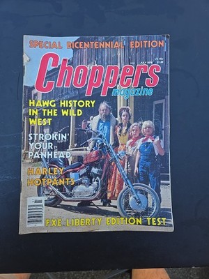 Choppers Magazine July 1976 Centerfold Intact Special Bicentennial ...