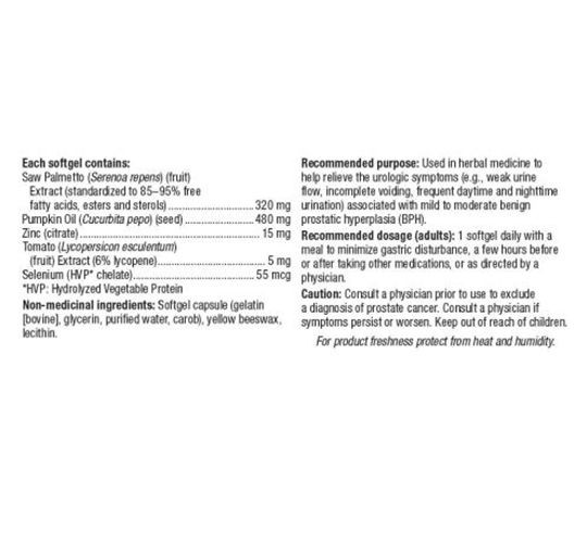 WEBBER NATURALS Super Prostate 180 softgels - One per day formula | eBay