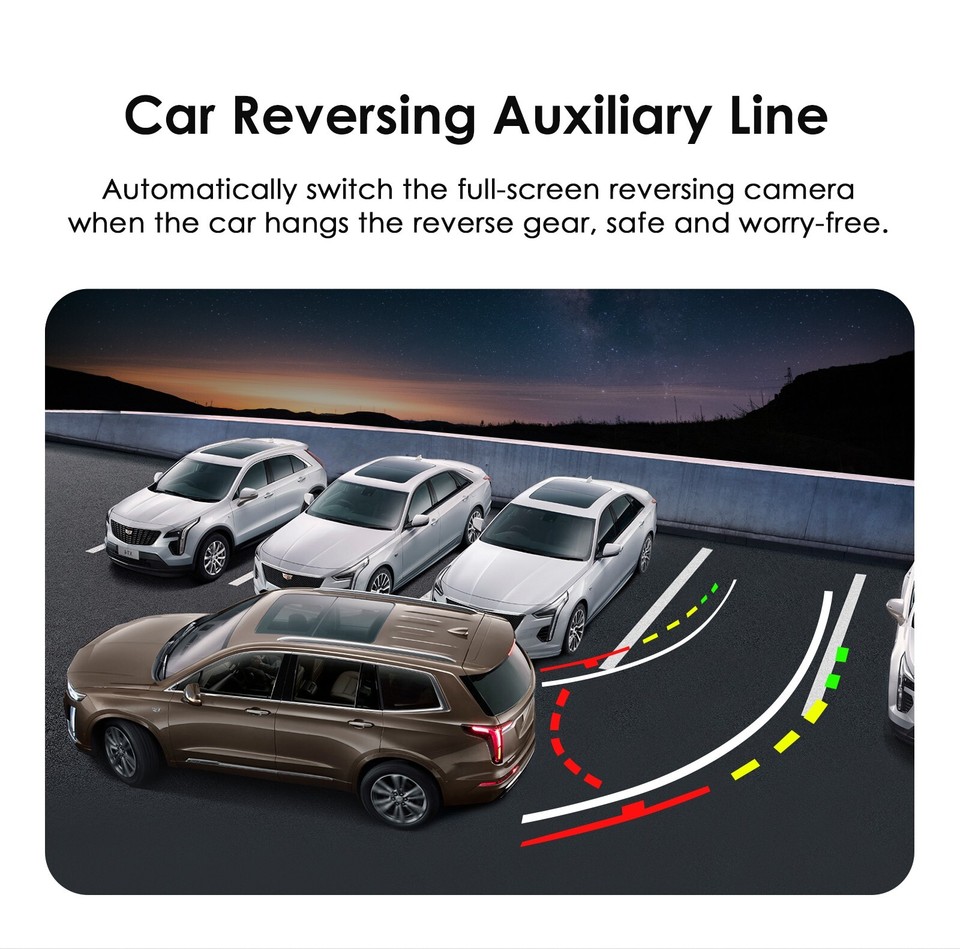 CCD HD 170° Night Vision Car Rear View Reverse Backup Parking Camera ...