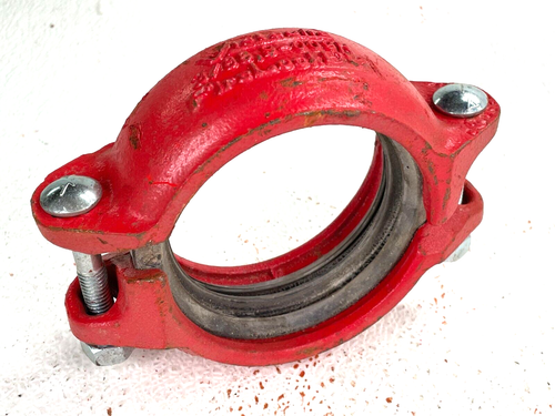 Victaulic Firelock-EZ 009N 3" Rigid Grooved End Pipe Coupling Fitting ...