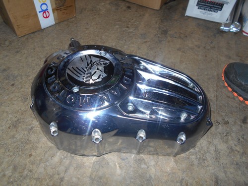 indian 111 CUBIC INCH MOTOR ENGINE chrome outer primary cover COMPLETE ...