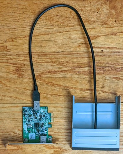 Dell U3N2-D1 Internal USB Card Front Panel Floppy Drive Bay w/USB Port ...