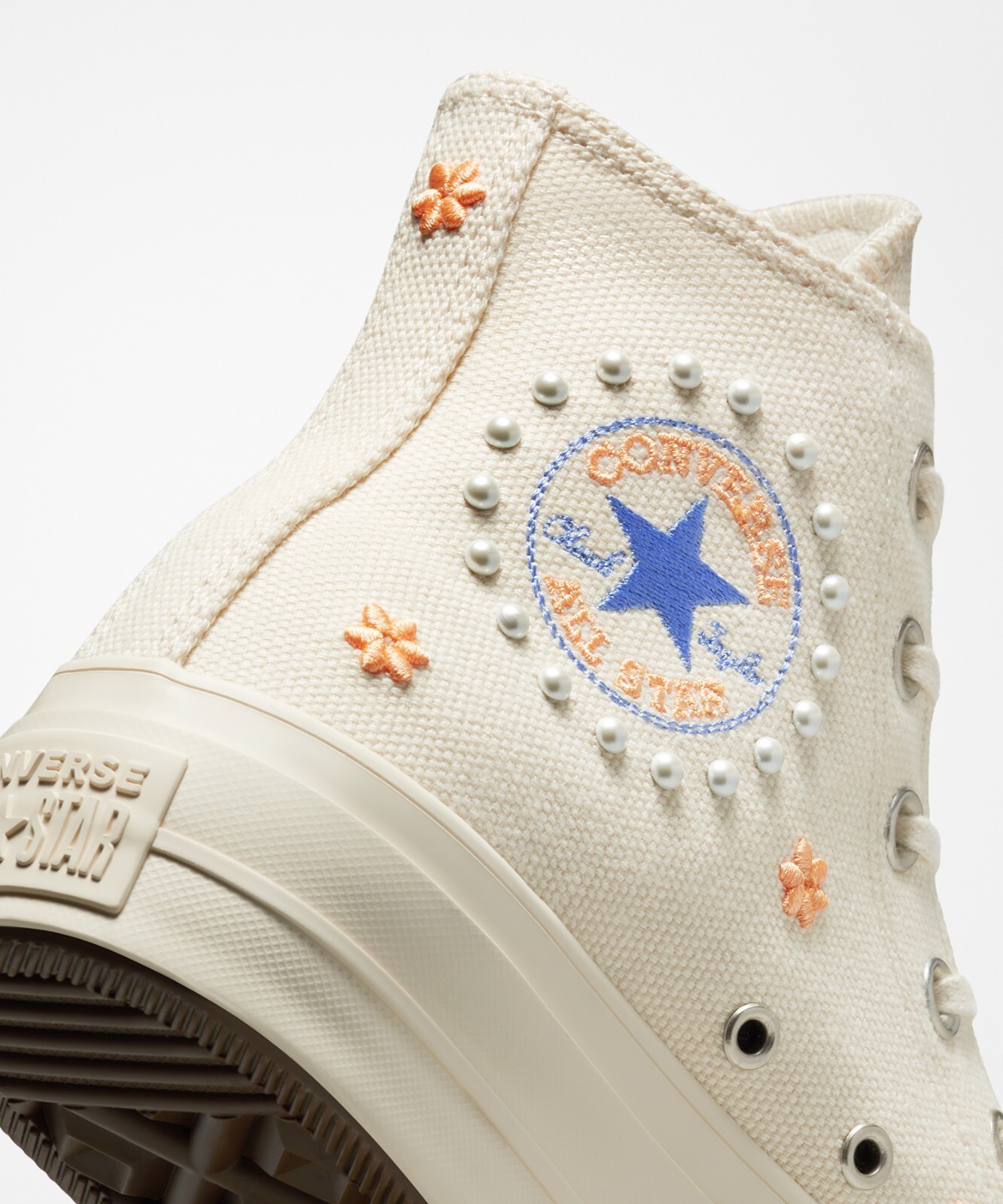 Converse Chuck Taylor All Star Lift Pearls Shoes Natural Ivory A05972C ...