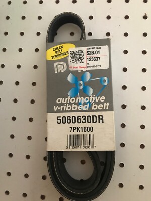 Drive-Rite 5060630DR Serpentine Belt - 0.84" X 63.50" - 6 Ribs | eBay