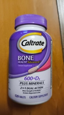 (3 Pack) Caltrate 600 D3 Plus Minerals Bone Health Advanced 120 Tablets ...