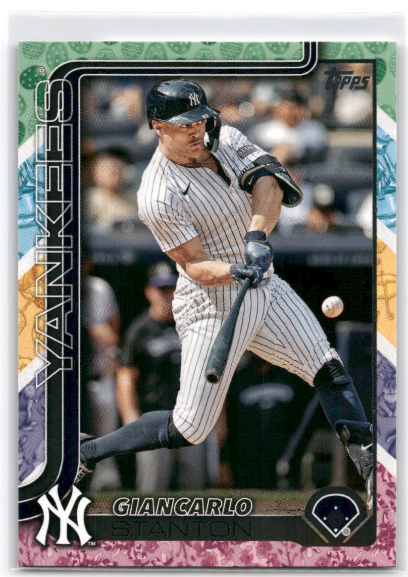 2025 Topps Giancarlo Stanton Easter Eggs Boarder #262 New York Yankees ...